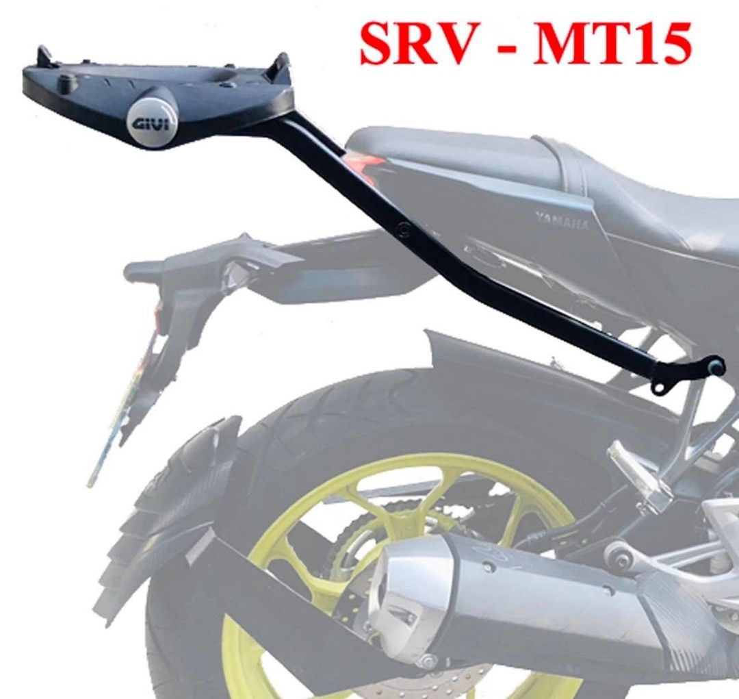 GIVI MT15 rack [ SPECIAL ADVANCE RACK YAMAHA MT15 ], Motorcycles ...