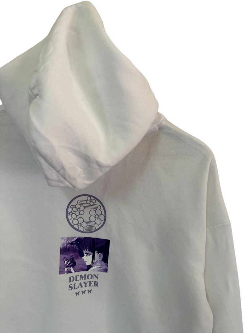 gu demon slayer crop hoodie sweatshirt anime japan, Women's Fashion ...