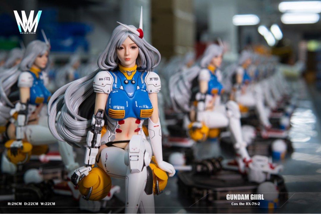 Gundam Girl RX-78-2 GK Figure MMS x Chaos Studio Gundam Cosplay ...