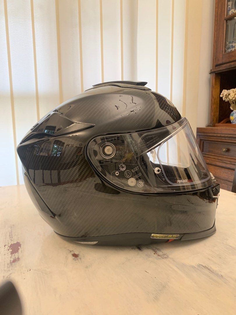 Helmet HJC RPHA 70 Carbon with Cardo, Motorbikes, Motorbike Parts ...