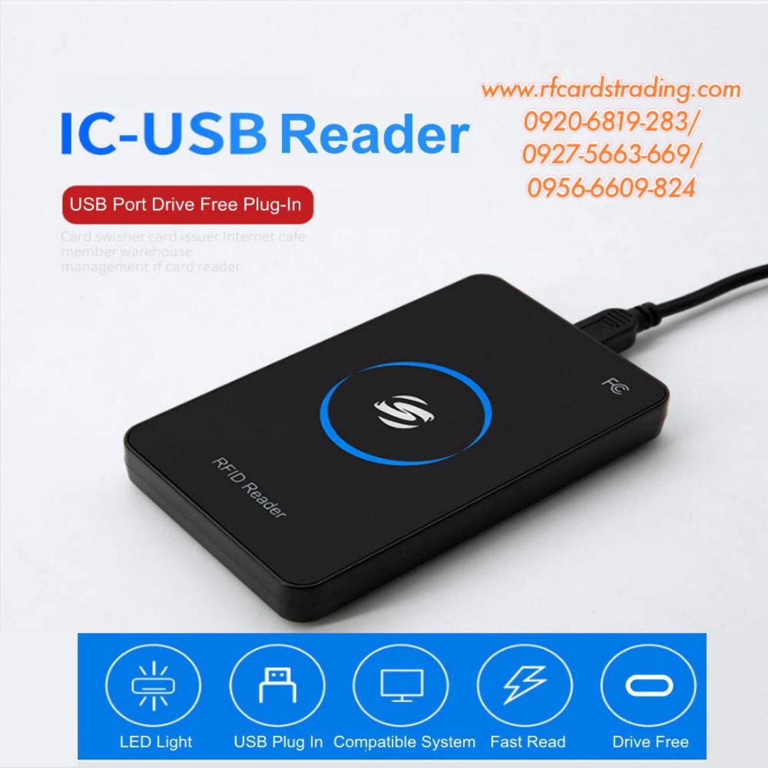 High quality 13.56MHZ Desktop Contactless NFC Smart Card Reader Writer ...