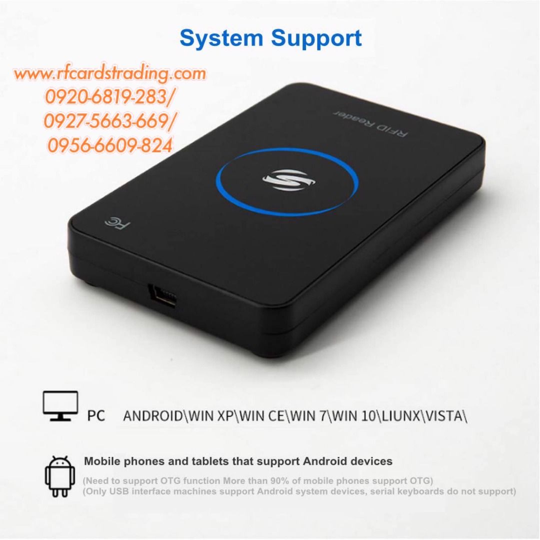 High quality 13.56MHZ Desktop Contactless NFC Smart Card Reader Writer ...