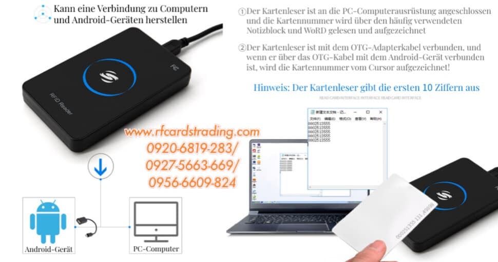 High quality 13.56MHZ Desktop Contactless NFC Smart Card Reader Writer ...