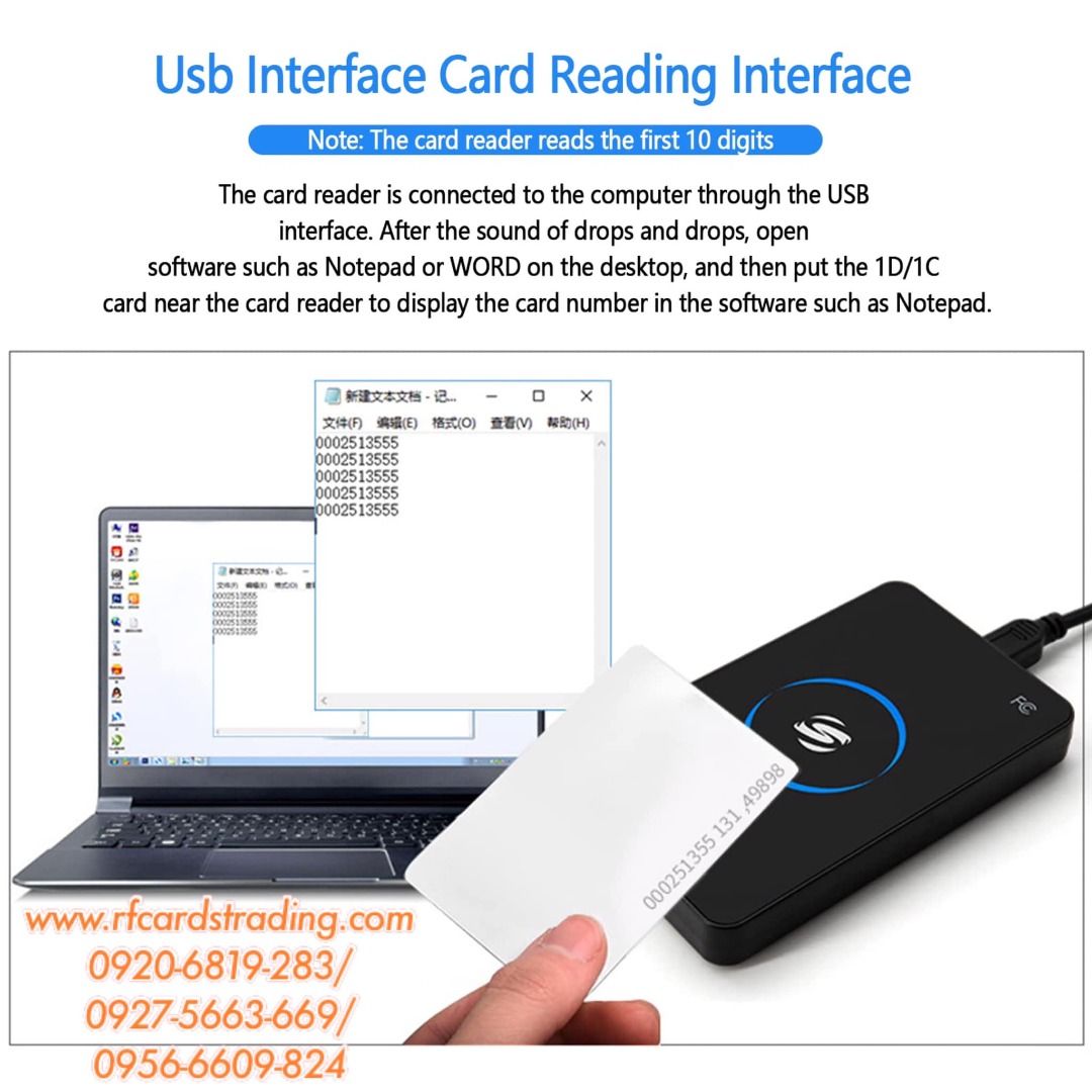High quality 13.56MHZ Desktop Contactless NFC Smart Card Reader Writer ...