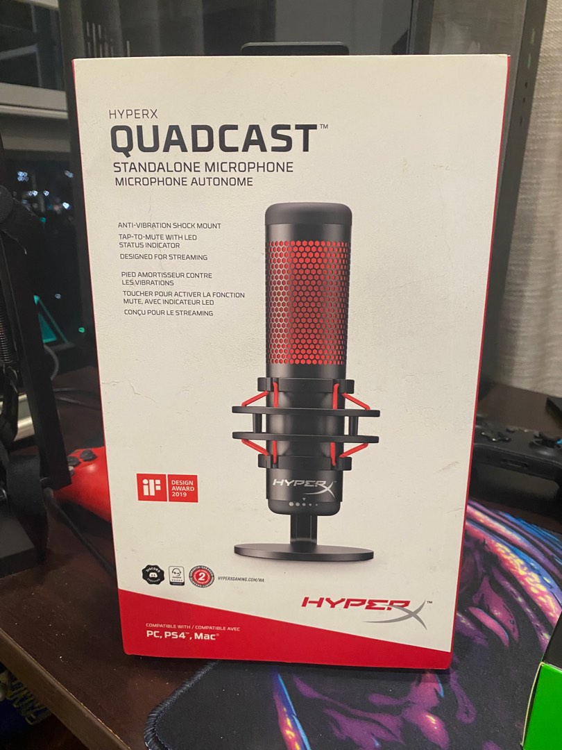 HyperX microphone, Audio, Microphones on Carousell