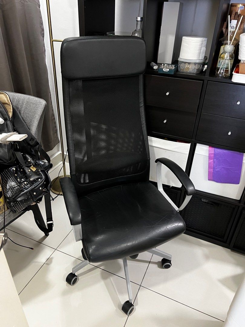 IKEA MARKUS chair, Furniture & Home Living, Furniture, Chairs on Carousell