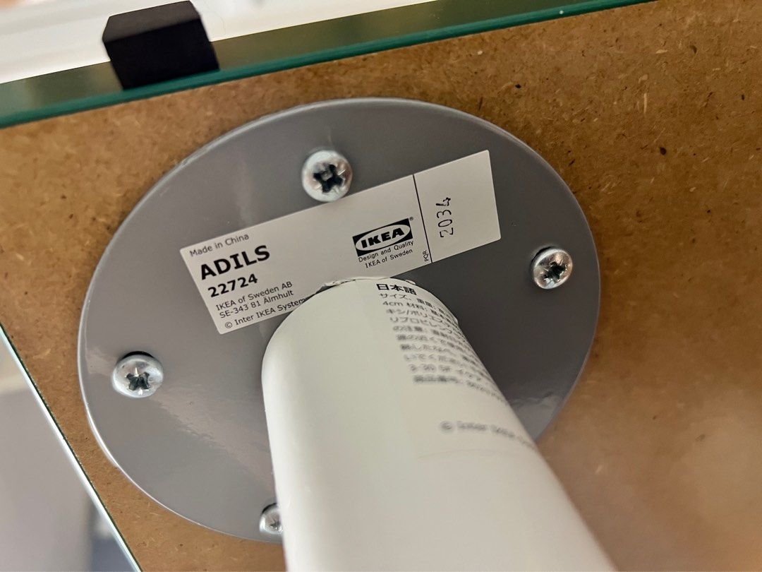 IKEA Table - 150cm x 75cm (Green LINNMON table top with White ADILS ...