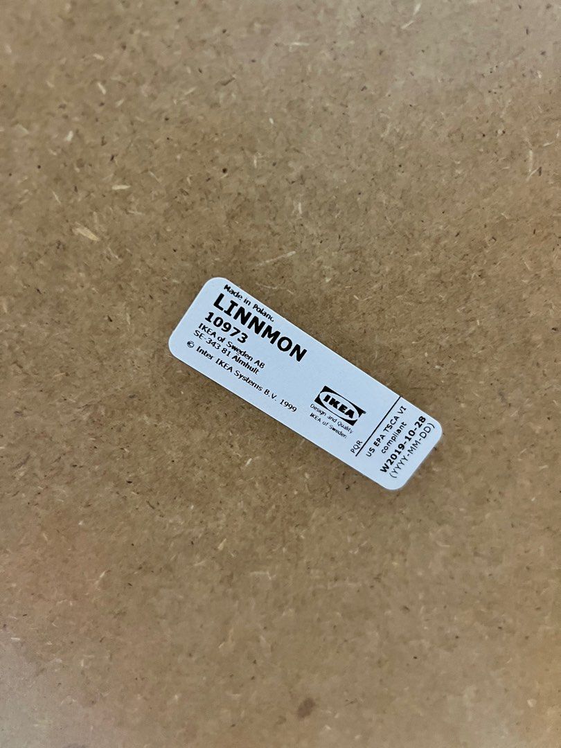 IKEA Table - 150cm x 75cm (Green LINNMON table top with White ADILS ...