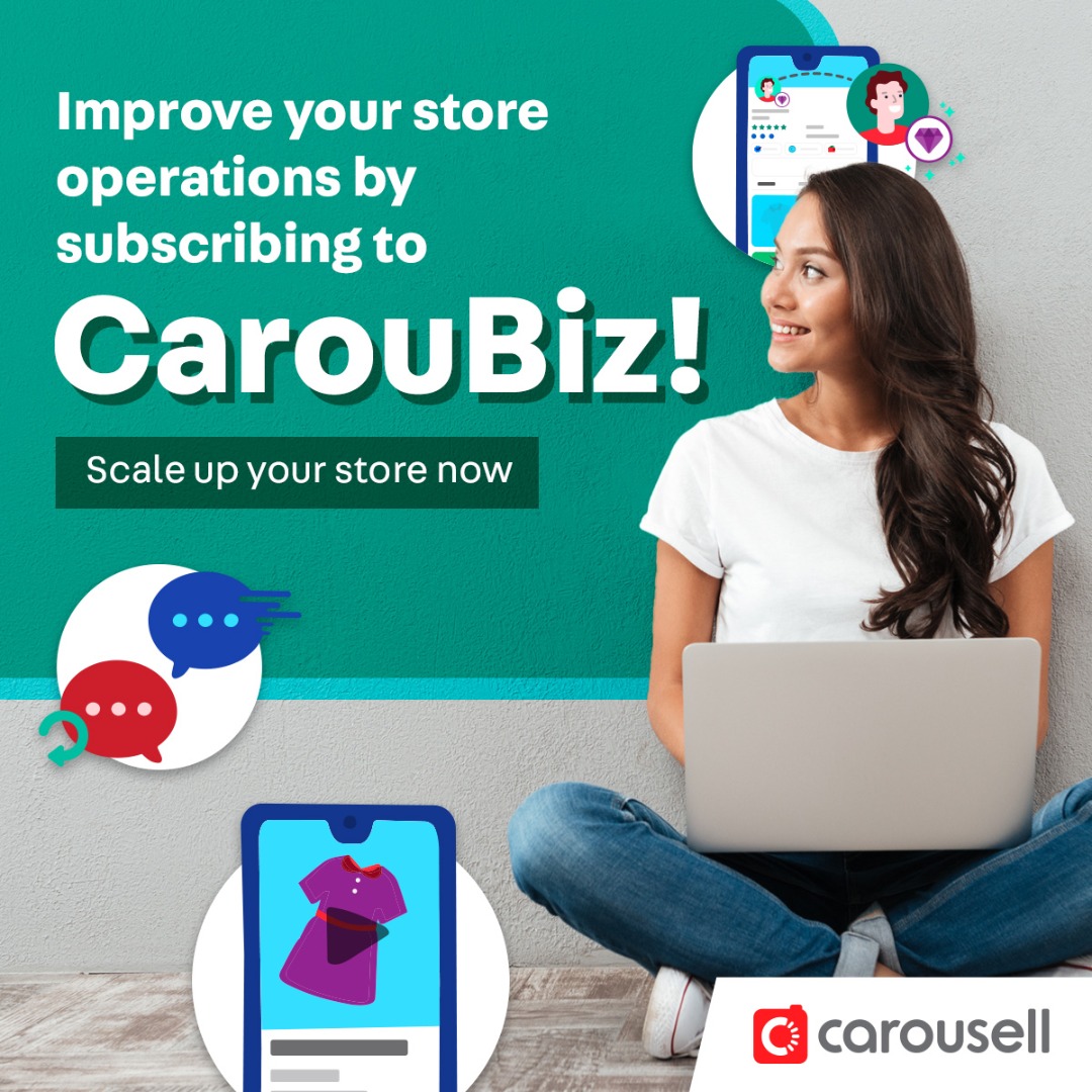 Improve your store operations by subscribing to CarouBiz!, Announcements on Carousell