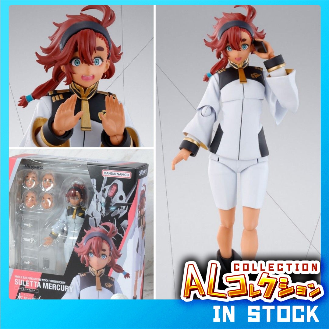 *in stock* SH Figuarts Suletta Mercury Mobile Suit Gundam SHF JP MISB ...