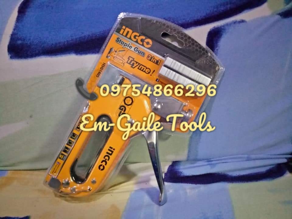 INGCO 3-in-1 Staple Gun - HSG1405 on Carousell