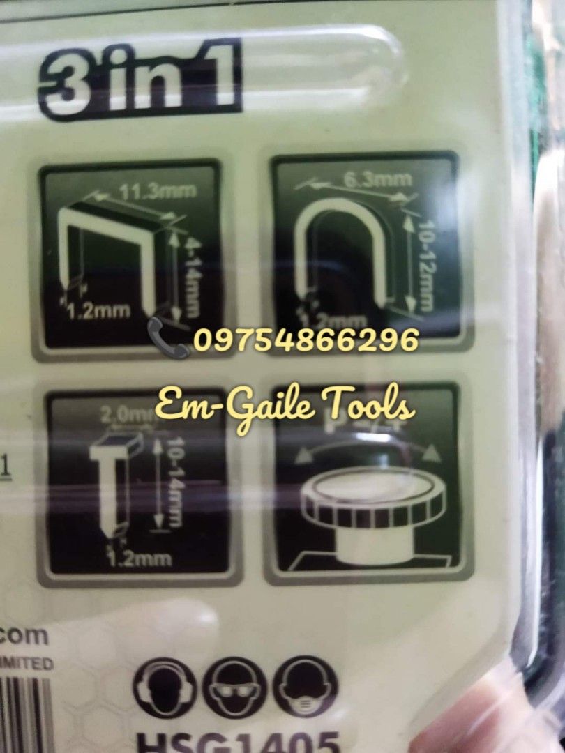 INGCO 3-in-1 Staple Gun - HSG1405 on Carousell