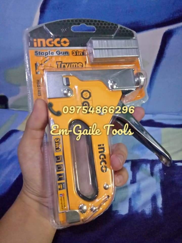 INGCO 3-in-1 Staple Gun - HSG1405 on Carousell