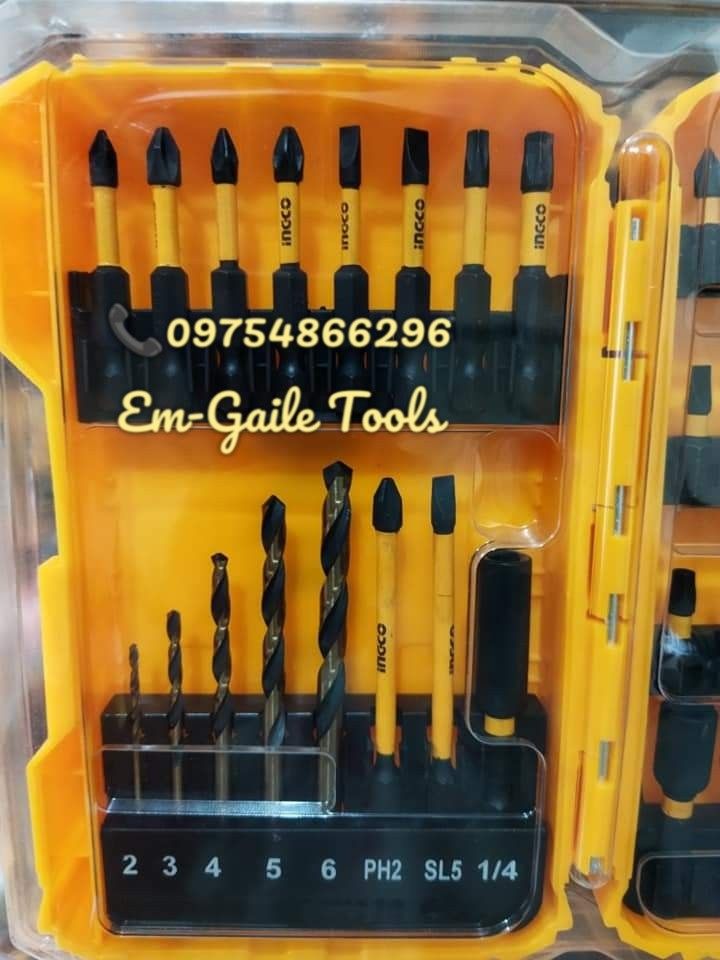 INGCO 45pcs. Impact Screwdriver Bit Set on Carousell