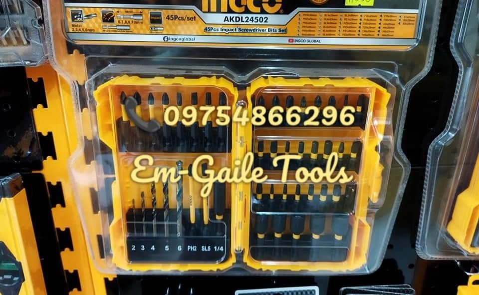 INGCO 45pcs. Impact Screwdriver Bit Set on Carousell
