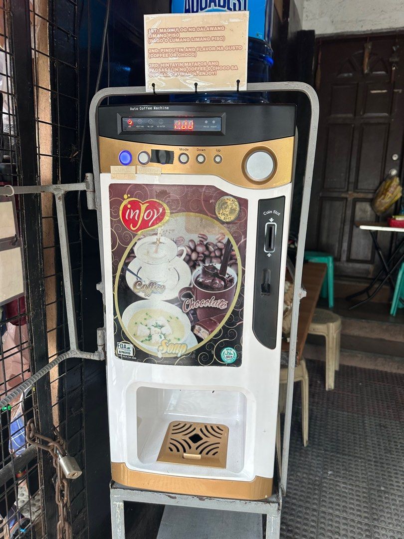 Injoy Coffee Vendo | old and new 5 pesos accepted | no issue on Carousell
