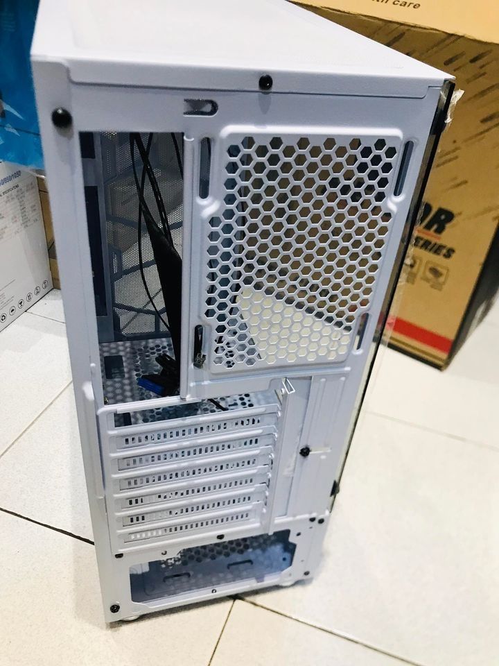 Inplay Meteor 03 ATX MicroATX Mini ITX Tempered Glass PC Case White on ...