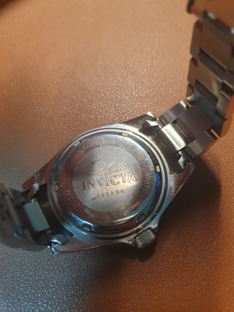 Invicta Pro Diver 38mm stainless steel watch, Men's Fashion, Watches ...