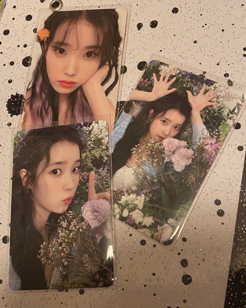 IU photocards, 興趣及遊戲, 收藏品及紀念品, 韓流 - Carousell
