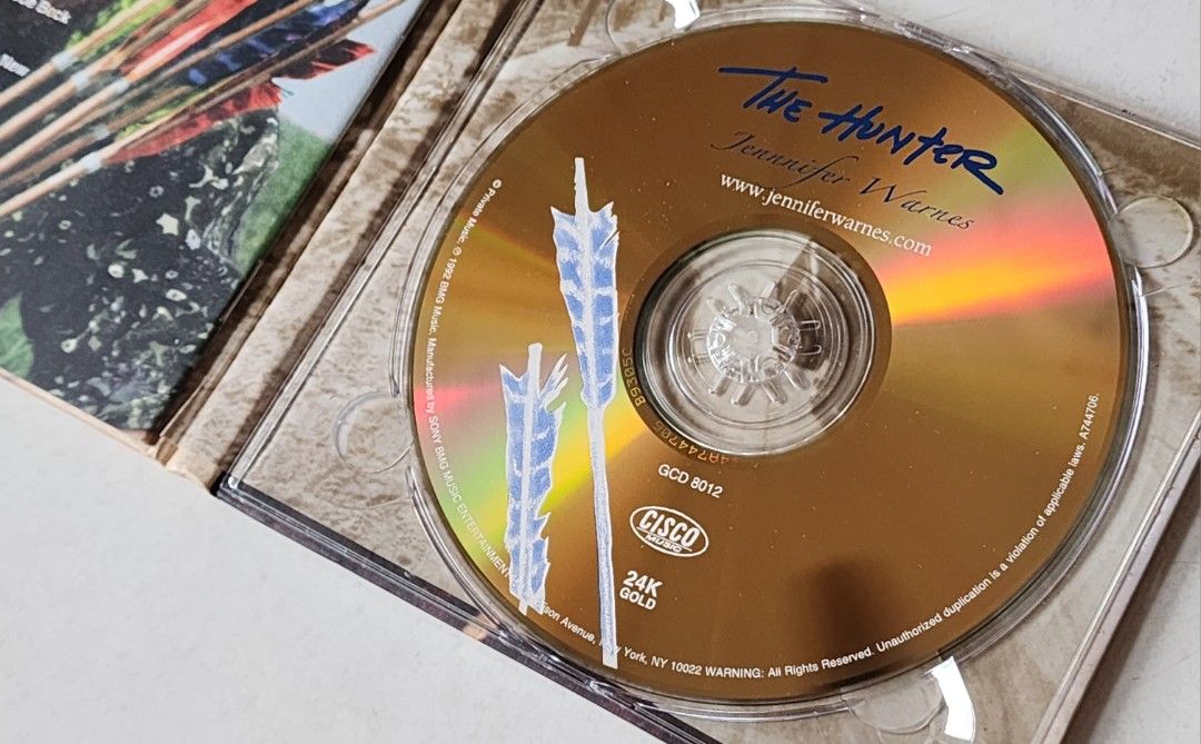 Jennifer Warnes ~ The Hunter ( 24K GOLD DISC ) ( CISCO ) CD, Hobbies ...
