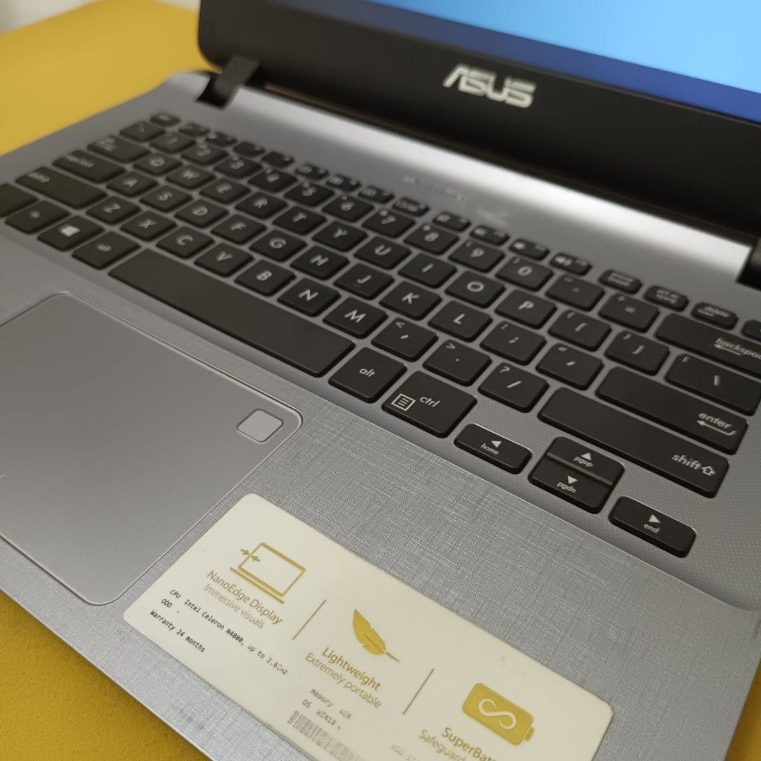 Jual cepat Laptop Asus VivoBook X407M N4 Ram 4gb Ssd 256Gb No minus ...