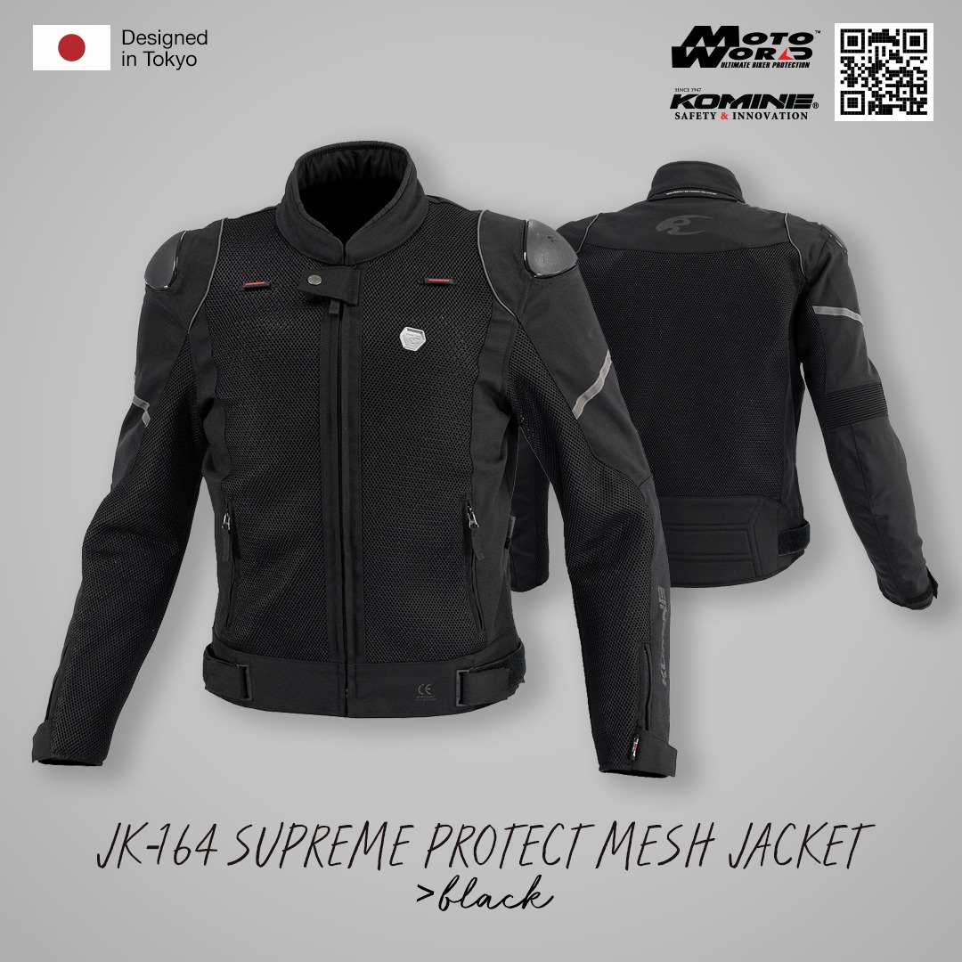 Komine JK-164 Supreme Protect Mesh Motorcycle Riding Jacket, Motorcycles, Motorcycle Apparel on ...