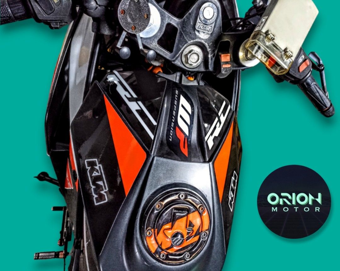 KTM RC200 decal kit + installation, Motorcycles, Motorcycle Accessories ...