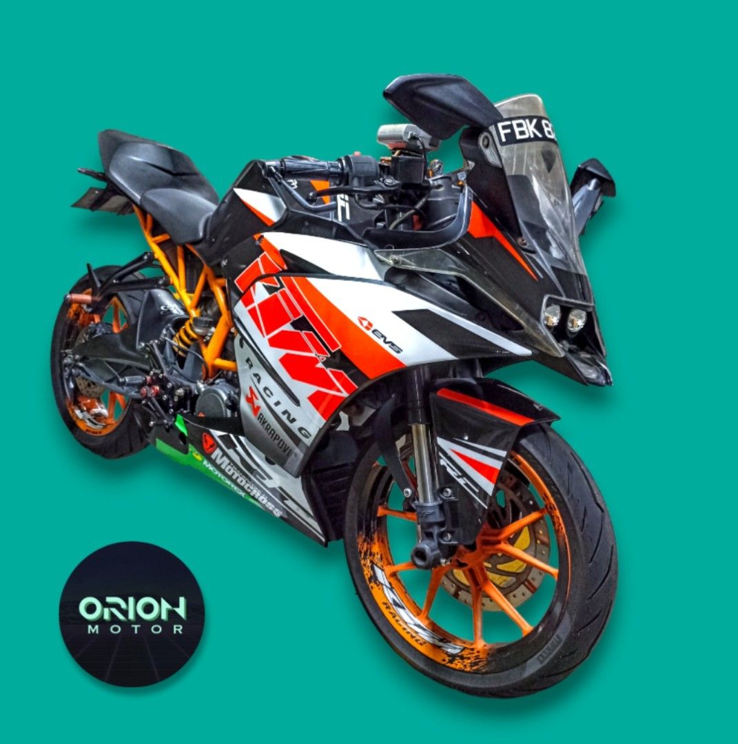 KTM RC200 decal kit + installation, Motorcycles, Motorcycle Accessories ...