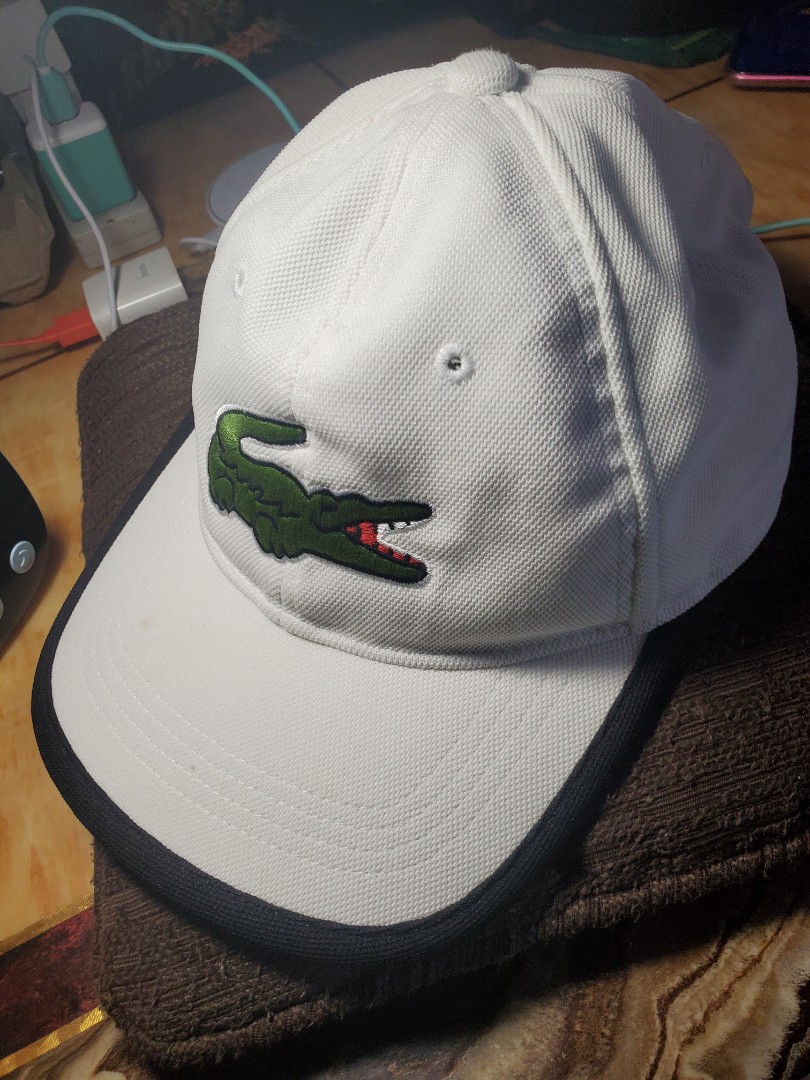 Lacoste Big Logo Cap, Men's Fashion, Watches & Accessories, Caps & Hats ...