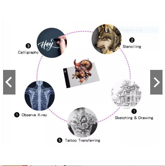 LED Light Pad A3 A4 A5, Light Drawing Table, A4 LED Drawing Pad ...