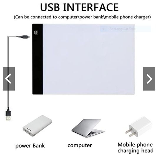 LED Light Pad A3 A4 A5, Light Drawing Table, A4 LED Drawing Pad ...