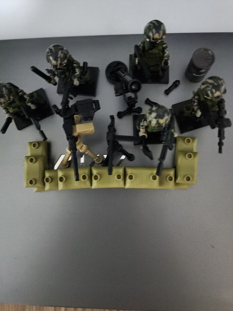 Lego compatible us airborne special forces heavy weapons detachment ...