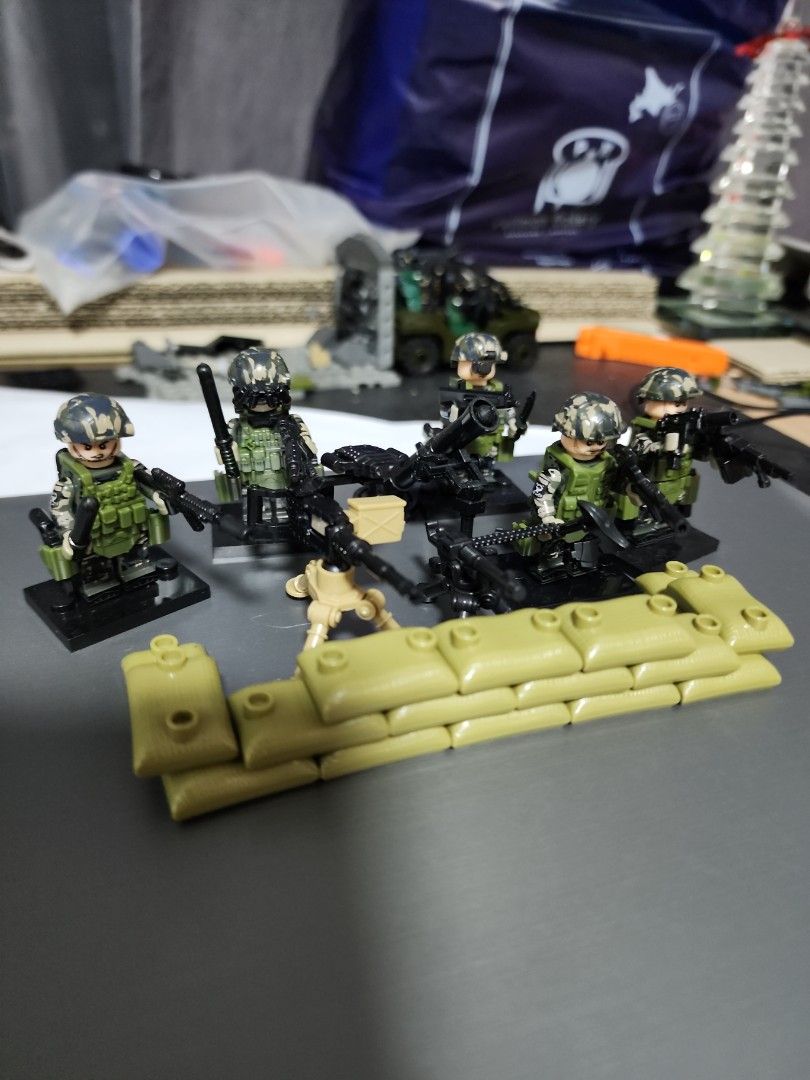 Lego compatible us airborne special forces heavy weapons detachment ...