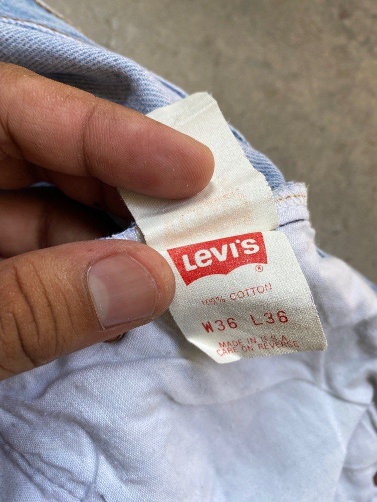 Levi’s 501 vintage (saiz 36), Men's Fashion, Muslim Wear, Tops on Carousell