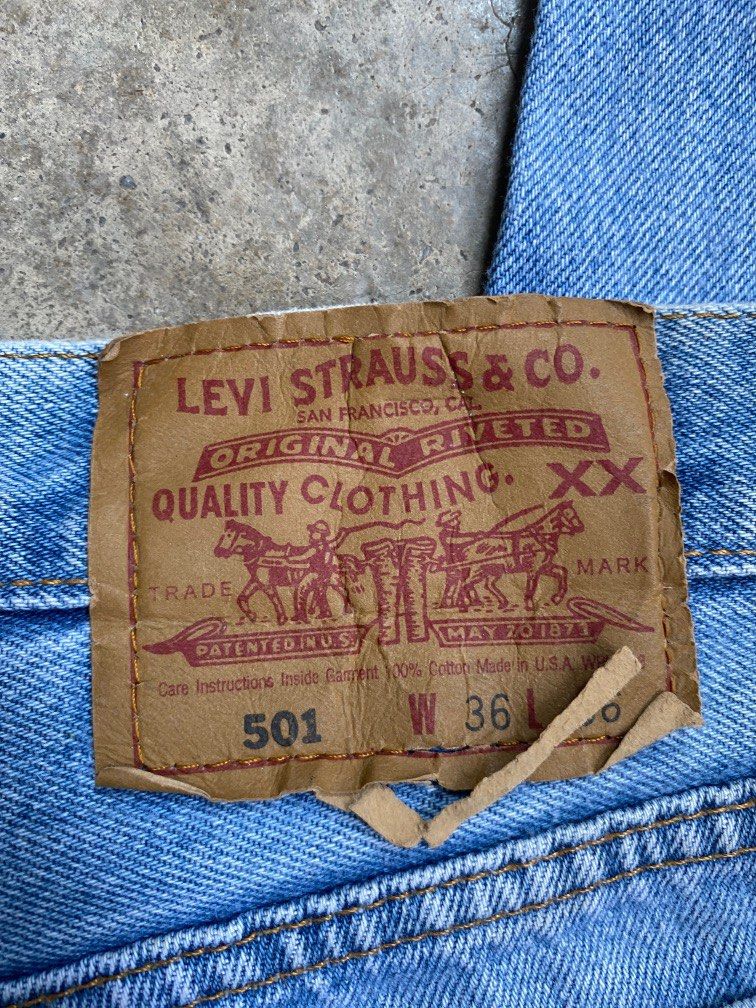 Levi’s 501 vintage (saiz 36), Men's Fashion, Muslim Wear, Tops on Carousell