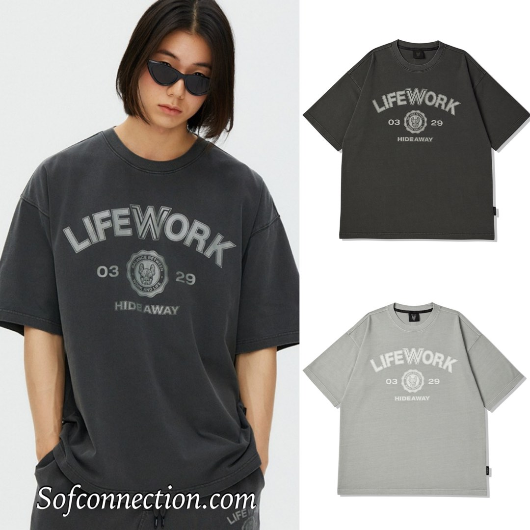 [LIFEWORK] Varsity T-Shirt 2023, Men's Fashion, Tops & Sets, Tshirts ...