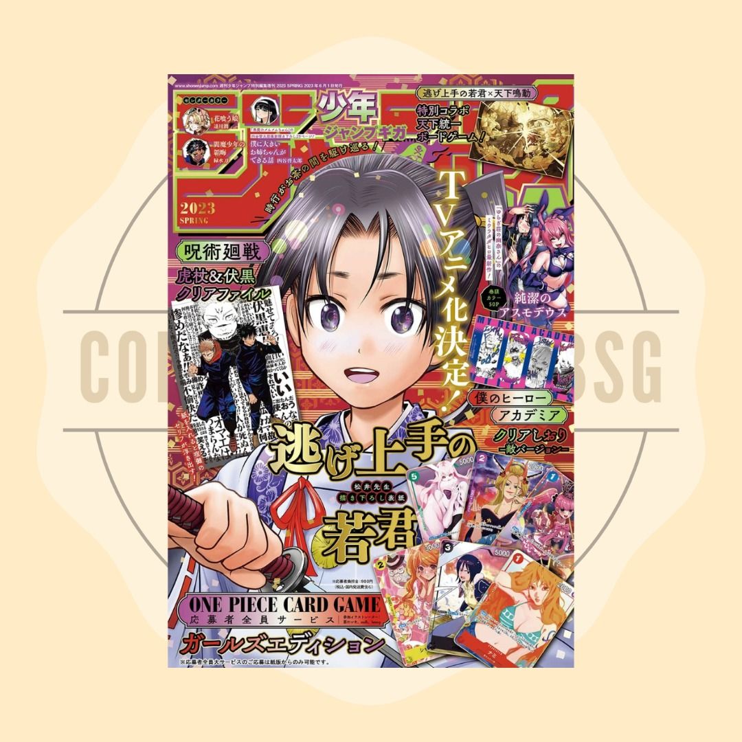 (LIMITED EDITION) Giga Jump Magazine - June Issue (Inclusive the OP TCG One Piece 6 waifu promo ...
