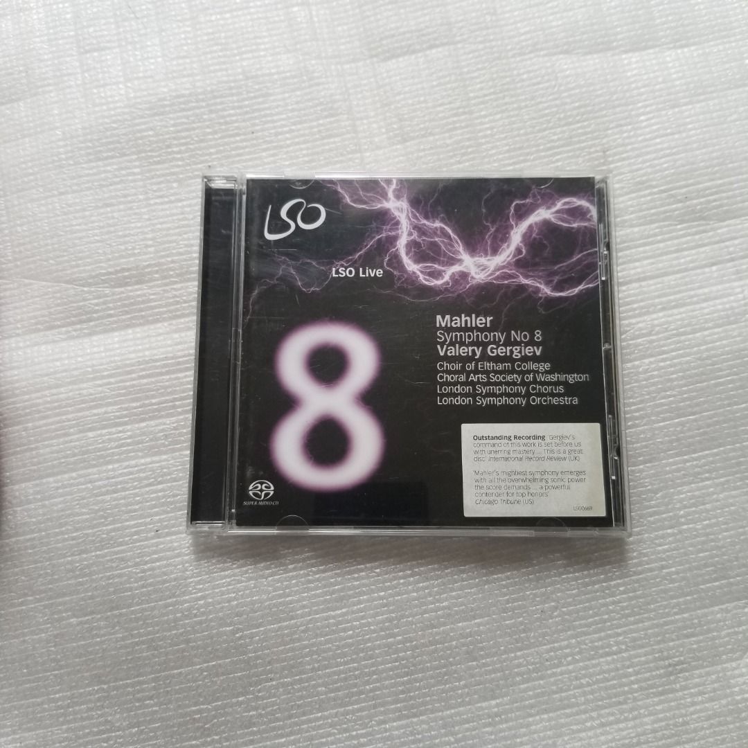 Mahler - Symphony No.8 (Gergiev, LSO LIVE SACD), 健康及營養食用品, 醫療用品和工具 ...