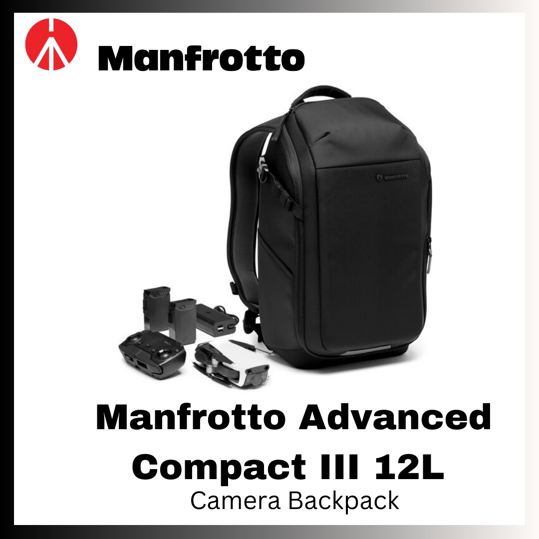 Manfrotto Advanced Compact III 12L camera Backpack, Photography ...
