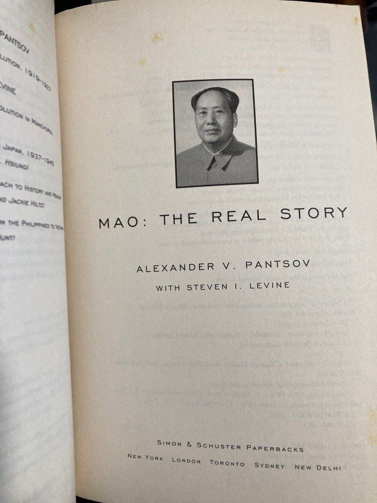 Mao - The real story. Mao Zedong book, Hobbies & Toys, Books ...