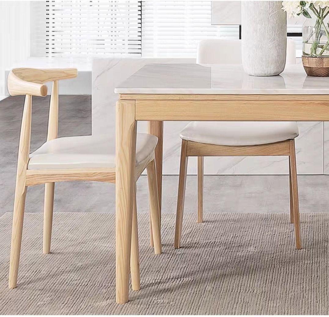 MARON Scandinavian Marble Dining Table, Furniture & Home Living, Furniture, Tables & Sets on ...