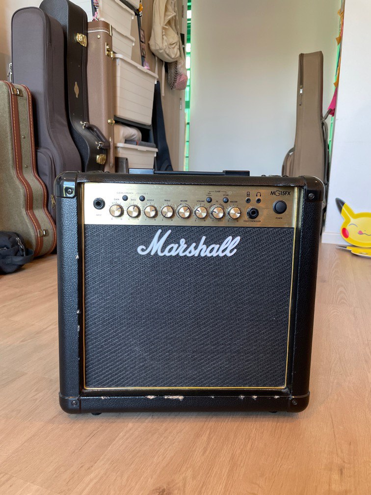 Marshall Amplifier MG15FX, Hobbies & Toys, Music & Media, Music ...