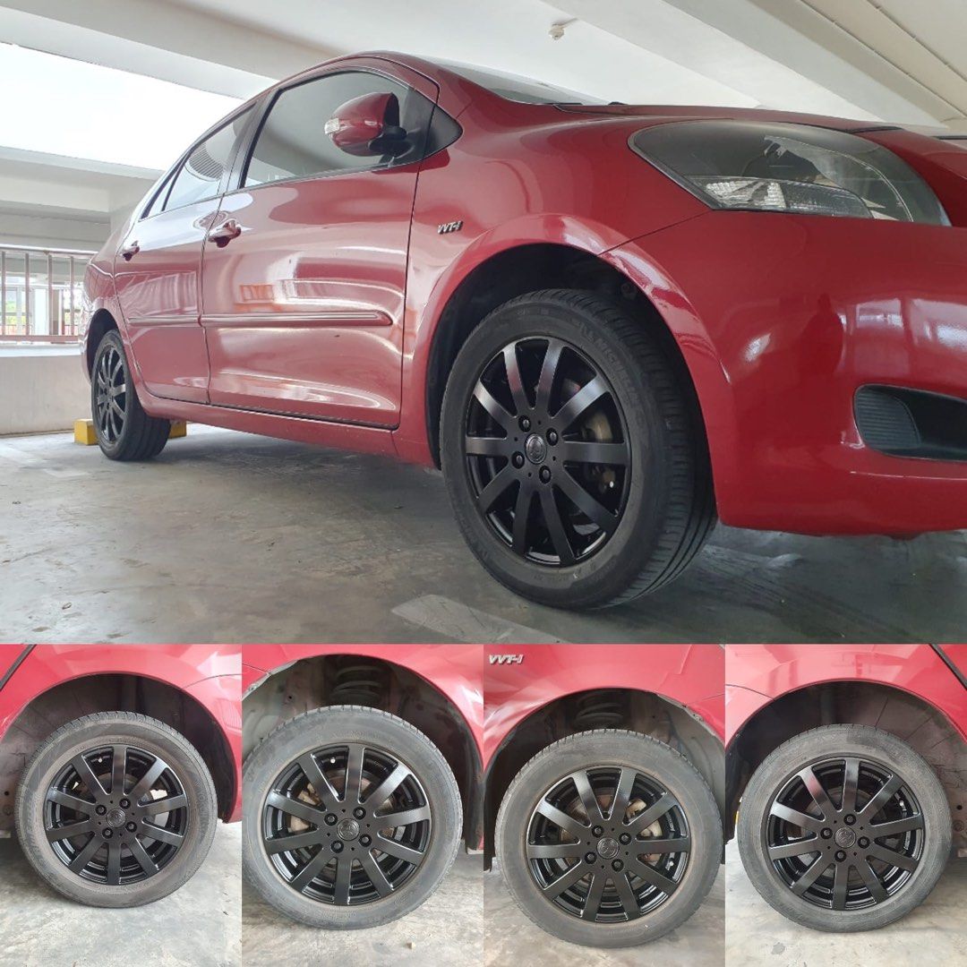 MATTE BLACK RIMS SPRAY!, Car Accessories, Car Workshops & Services on ...