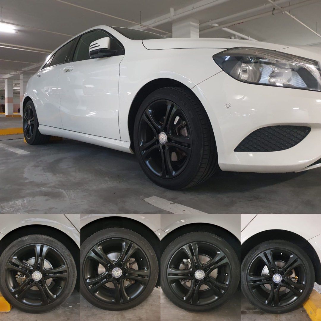 MATTE BLACK RIMS SPRAY!, Car Accessories, Car Workshops & Services on ...