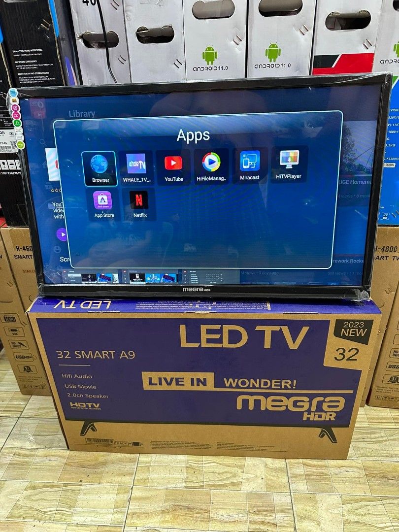 MEGRA SMART TV 45" AND 32", TV & Home Appliances, TV & Entertainment ...