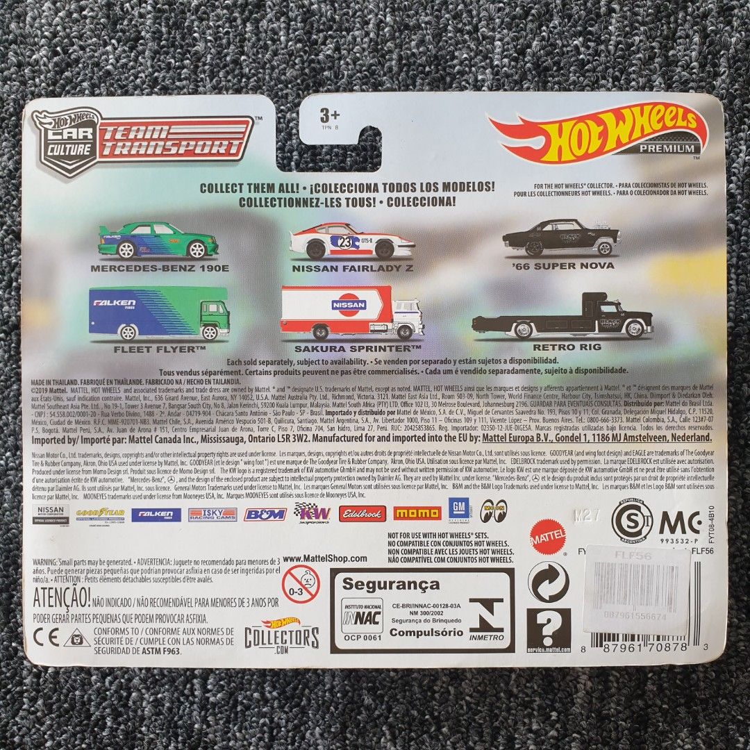 Mercedes-Benz 190E Fleet Flyer (Variant Wheels), Hobbies & Toys, Toys ...