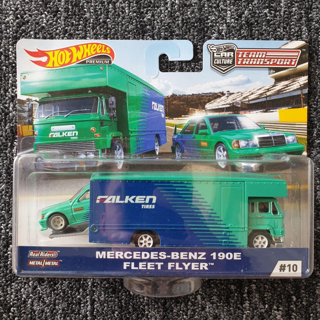 Mercedes-Benz 190E Fleet Flyer (Variant Wheels), Hobbies & Toys, Toys ...