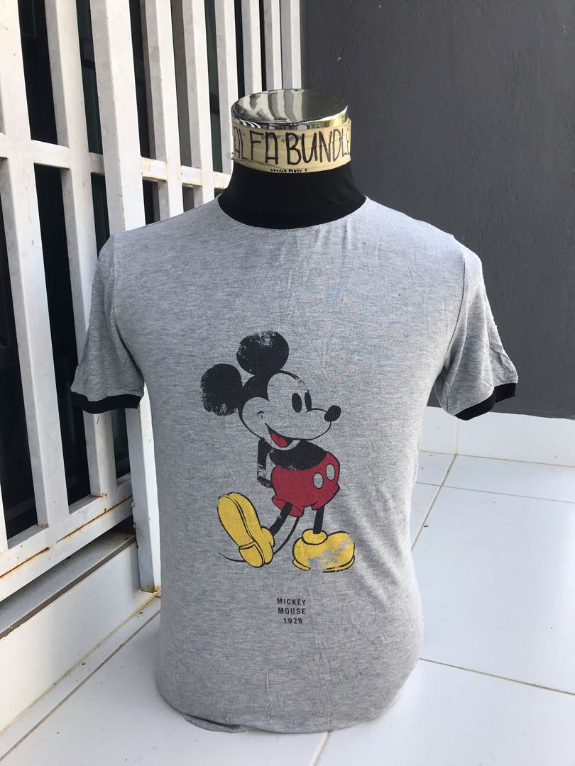 MICKEY MOUSE RINGER, Men's Fashion, Tops & Sets, Tshirts & Polo Shirts ...