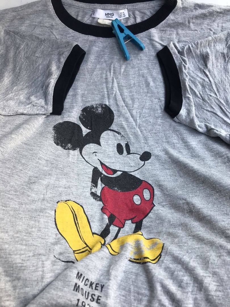 MICKEY MOUSE RINGER, Men's Fashion, Tops & Sets, Tshirts & Polo Shirts ...