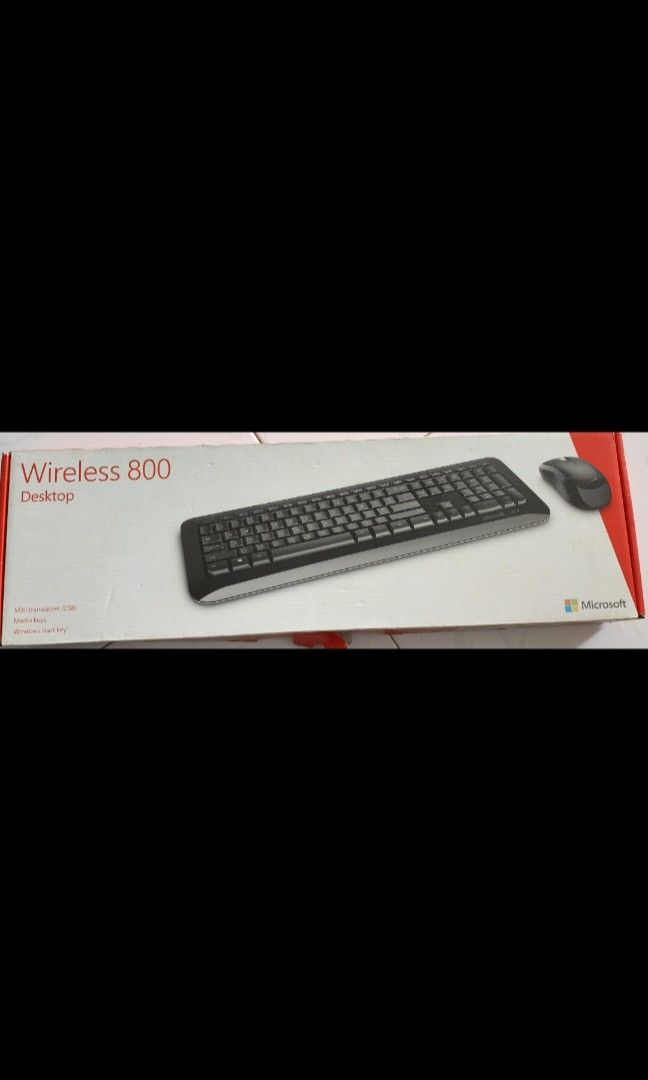 Microsoft Wireless 800 Desktop Keyboard, Computers & Tech, Parts ...